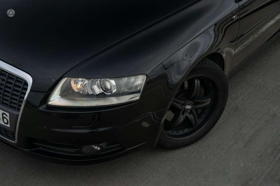 Melns Audi A6 2006 Kauņa, ar dzinēja tilpumu 2.97 L un nobraukumu 368 tūkst. km par 4600 €, foto 5 vietnē AUTOMOTO.COM.LV