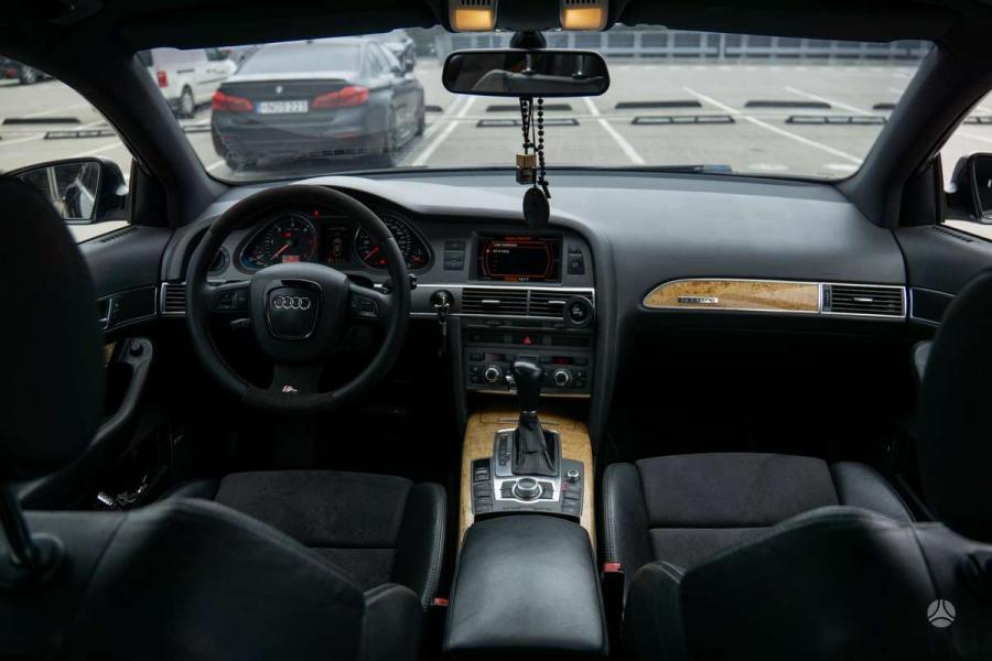 Melns Audi A6 2006 Kauņa, ar dzinēja tilpumu 2.97 L un nobraukumu 368 tūkst. km par 4600 €, foto 16 vietnē AUTOMOTO.COM.LV