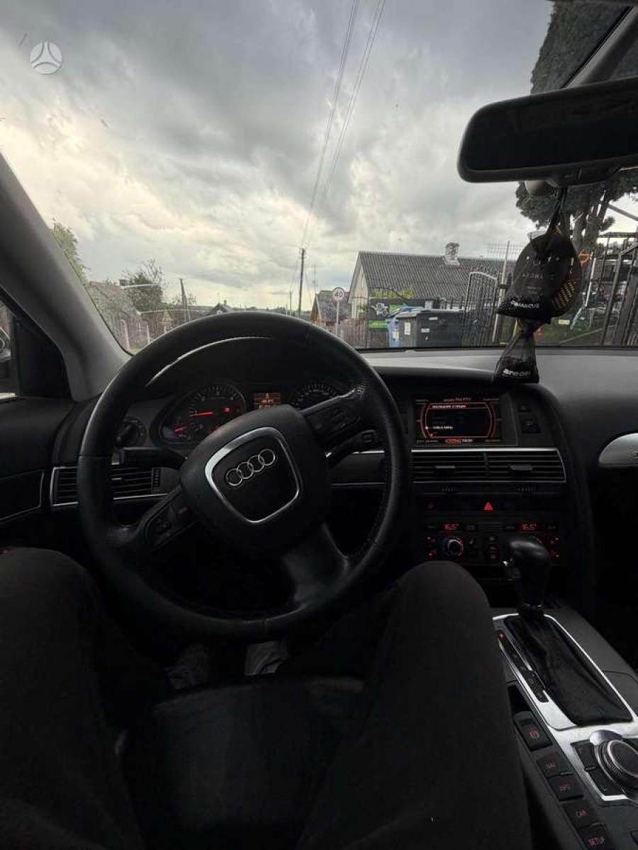 Melns Audi A6 2006 Viļņa, ar dzinēja tilpumu 2.70 L un nobraukumu 360 tūkst. km par 2400 €, foto 3 vietnē AUTOMOTO.COM.LV