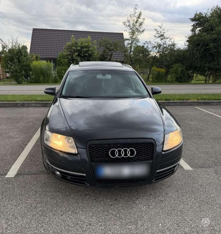 Melns Audi A6 2006 Viļņa, ar dzinēja tilpumu 2.70 L un nobraukumu 360 tūkst. km par 2400 €, foto 4 vietnē AUTOMOTO.COM.LV