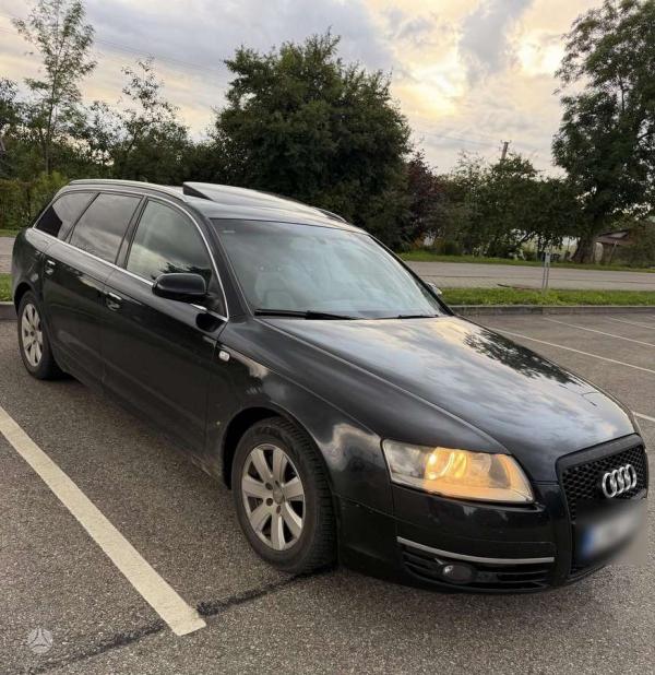 Black Audi A6 2006 in Vilnius, with an engine capacity of 2.70 L and mileage of 360 thousand km for 2400 €, photo 5 on AUTOMOTO.COM.LV