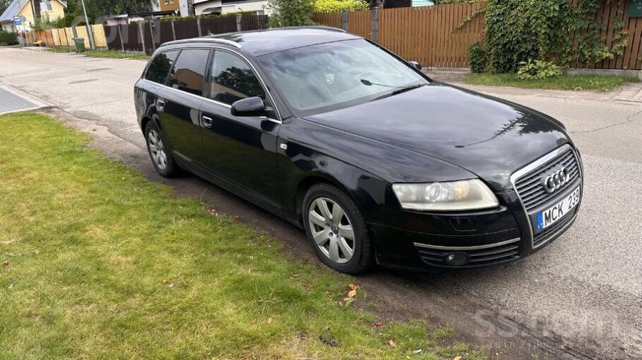 Black Audi A6 2006 in Jurmala, with an engine capacity of 2.70 L and mileage of 367 thousand km for 1950 €, photo 1 on AUTOMOTO.COM.LV