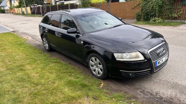 Black Audi A6 2006 in Jurmala, with an engine capacity of 2.70 L and mileage of 367 thousand km for 1950 €, photo 1 on AUTOMOTO.COM.LV