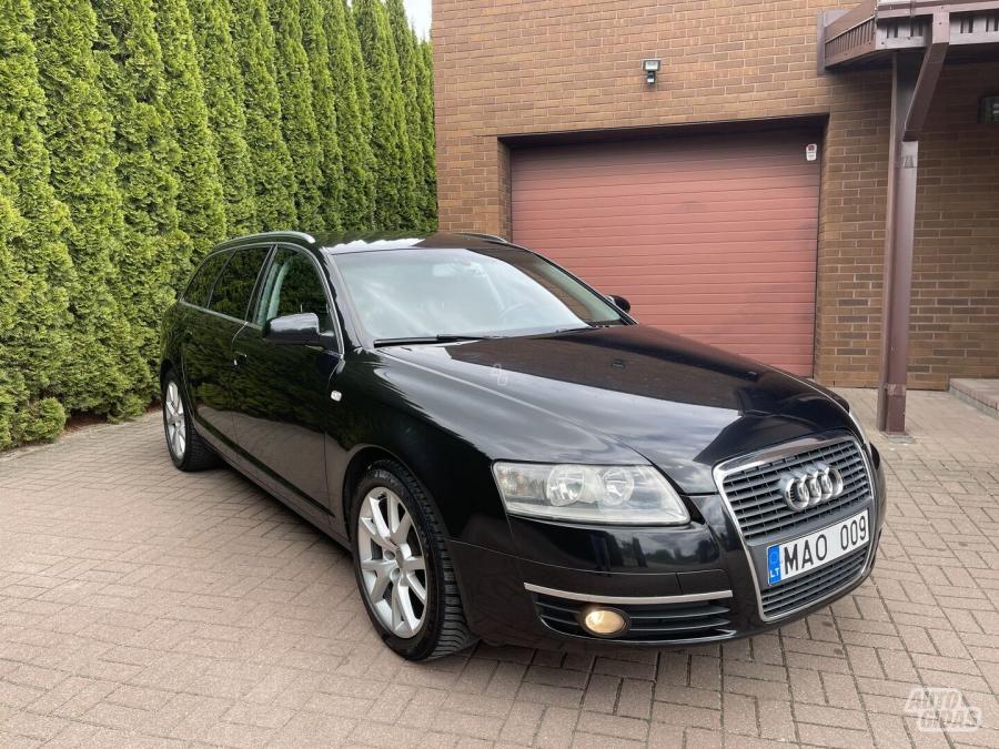 Black Audi A6 2006 in Alytus, with an engine capacity of 2.00 L and mileage of 346 thousand km for 3150 €, photo 6 on AUTOMOTO.COM.LV