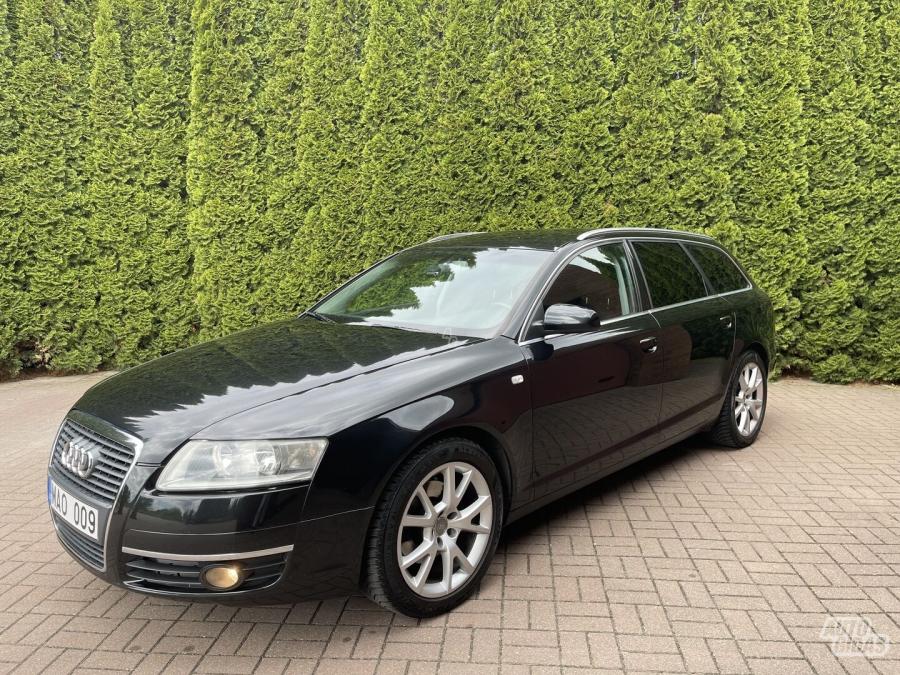 Black Audi A6 2006 in Alytus, with an engine capacity of 2.00 L and mileage of 346 thousand km for 3150 €, photo 7 on AUTOMOTO.COM.LV