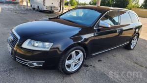 Melns Audi A6 2006 Ogre, ar dzinēja tilpumu 2.70 L un nobraukumu 362 tūkst. km par 2390 €, foto  vietnē AUTOMOTO.COM.LV