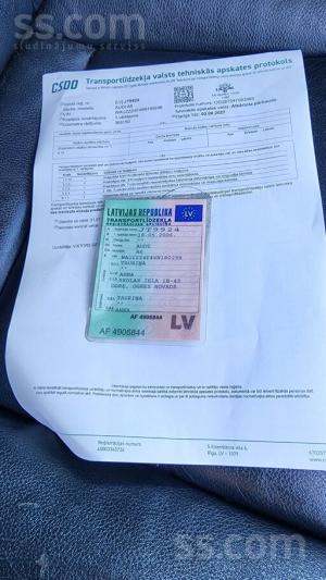 Черный Ауди А6 2006 в Огре, объемом двигателя 2.70 л и пробегом 362 тыс. км за 2390 €, фото 12 на AUTOMOTO.COM.LV