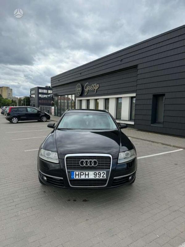 Melns Audi A6 2006 Kauņa, ar dzinēja tilpumu 2.70 L un nobraukumu 414 tūkst. km par 2100 €, foto 1 vietnē AUTOMOTO.COM.LV