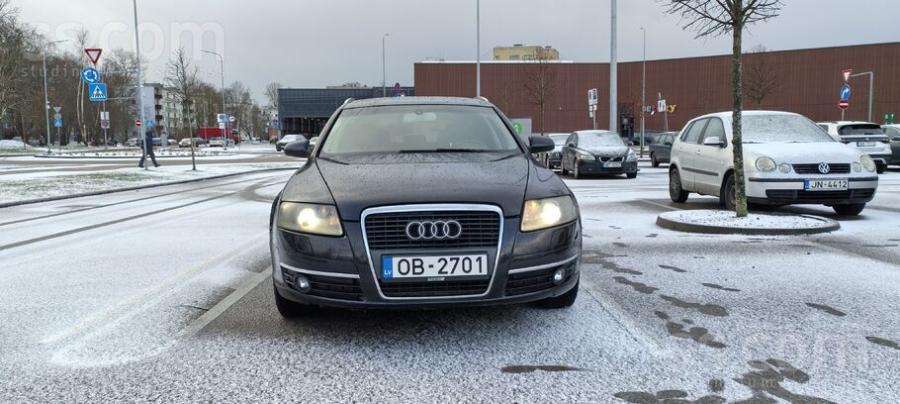 Black Audi A6 2006 in Riga, with an engine capacity of 2.00 L and mileage of 449 thousand km for 1750 €, photo 1 on AUTOMOTO.COM.LV