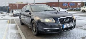 Black Audi A6 2006 in Riga, with an engine capacity of 2.00 L and mileage of 449 thousand km for 1750 €, photo 3 on AUTOMOTO.COM.LV