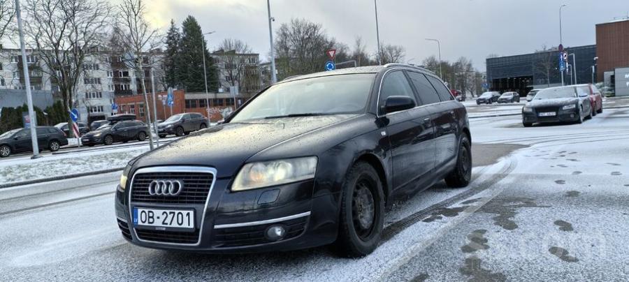 Black Audi A6 2006 in Riga, with an engine capacity of 2.00 L and mileage of 449 thousand km for 1750 €, photo 4 on AUTOMOTO.COM.LV