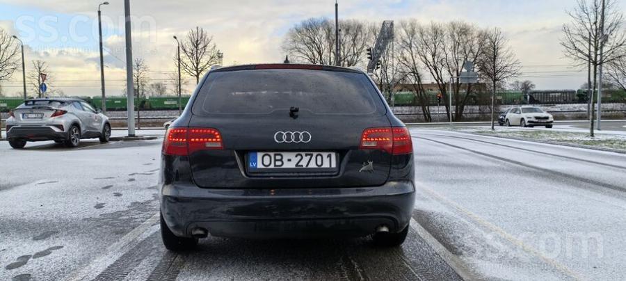 Black Audi A6 2006 in Riga, with an engine capacity of 2.00 L and mileage of 449 thousand km for 1750 €, photo 8 on AUTOMOTO.COM.LV
