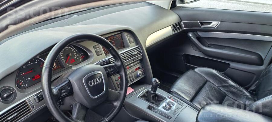 Black Audi A6 2006 in Riga, with an engine capacity of 2.00 L and mileage of 449 thousand km for 1750 €, photo 9 on AUTOMOTO.COM.LV