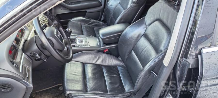 Black Audi A6 2006 in Riga, with an engine capacity of 2.00 L and mileage of 449 thousand km for 1750 €, photo 10 on AUTOMOTO.COM.LV