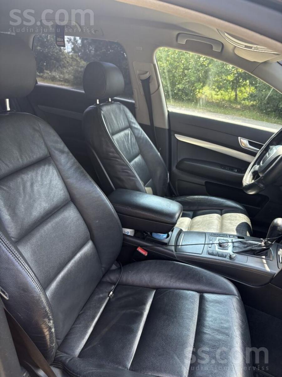 Melns Audi A6 2006 Rīga, ar dzinēja tilpumu 2.70 L un nobraukumu 352 tūkst. km par 1800 €, foto 3 vietnē AUTOMOTO.COM.LV