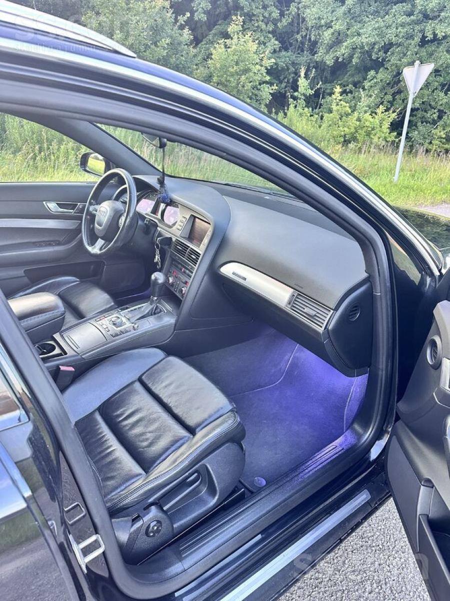 Black Audi A6 2006 in Kuldiga, with an engine capacity of 3.00 L and mileage of 284 thousand km for 3500 €, photo 11 on AUTOMOTO.COM.LV