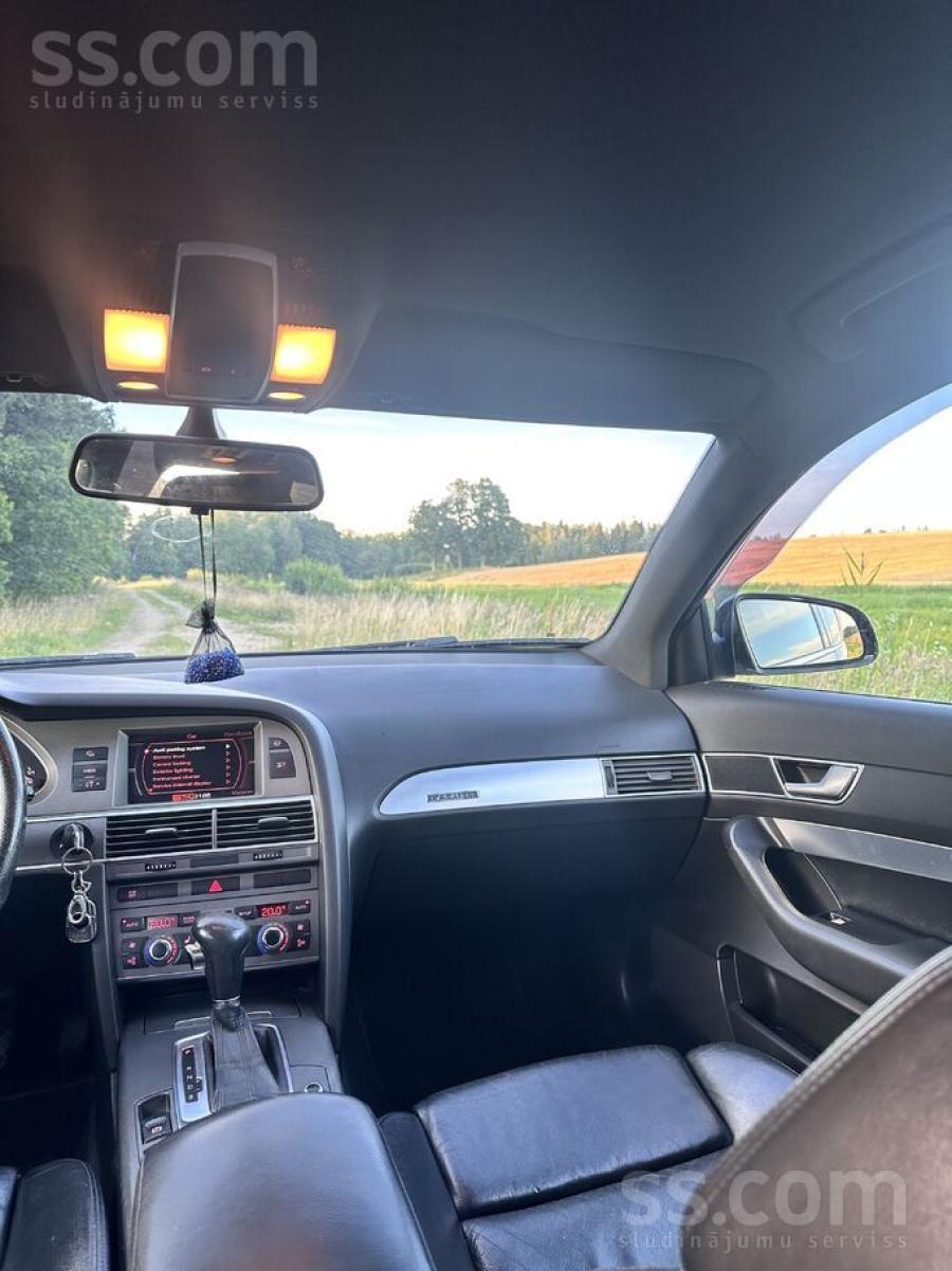Black Audi A6 2006 in Kuldiga, with an engine capacity of 3.00 L and mileage of 284 thousand km for 3500 €, photo 16 on AUTOMOTO.COM.LV