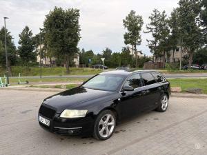 Melns Audi A6 2006 Kauņa, ar dzinēja tilpumu 1.97 L un nobraukumu 364 tūkst. km par 2500 €, foto  vietnē AUTOMOTO.COM.LV