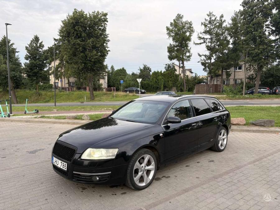 Melns Audi A6 2006 Kauņa, ar dzinēja tilpumu 1.97 L un nobraukumu 364 tūkst. km par 2500 €, foto 1 vietnē AUTOMOTO.COM.LV