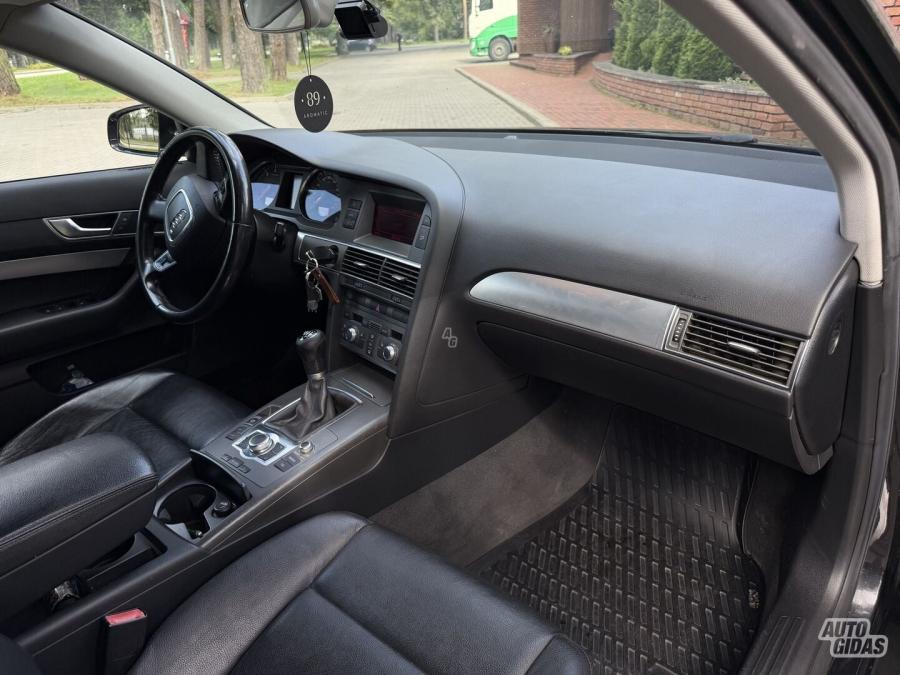 Melns Audi A6 2006 Alīta, ar dzinēja tilpumu 2.00 L un nobraukumu 343 tūkst. km par 2950 €, foto 27 vietnē AUTOMOTO.COM.LV