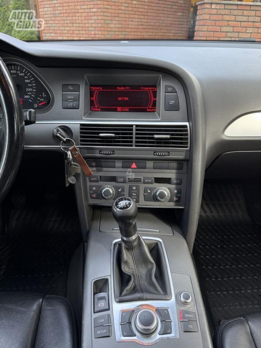 Melns Audi A6 2006 Alīta, ar dzinēja tilpumu 2.00 L un nobraukumu 343 tūkst. km par 2950 €, foto 31 vietnē AUTOMOTO.COM.LV