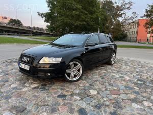 Melns Audi A6 2006 Rīga, ar dzinēja tilpumu 3.00 L un nobraukumu 365 tūkst. km par 4499 €, foto  vietnē AUTOMOTO.COM.LV
