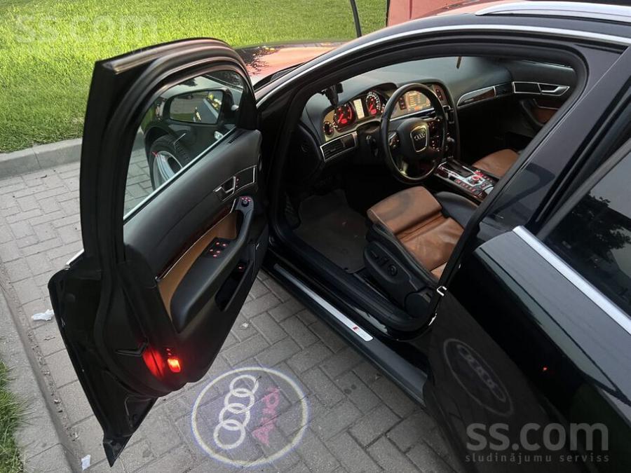 Melns Audi A6 2006 Rīga, ar dzinēja tilpumu 3.00 L un nobraukumu 365 tūkst. km par 4499 €, foto 13 vietnē AUTOMOTO.COM.LV
