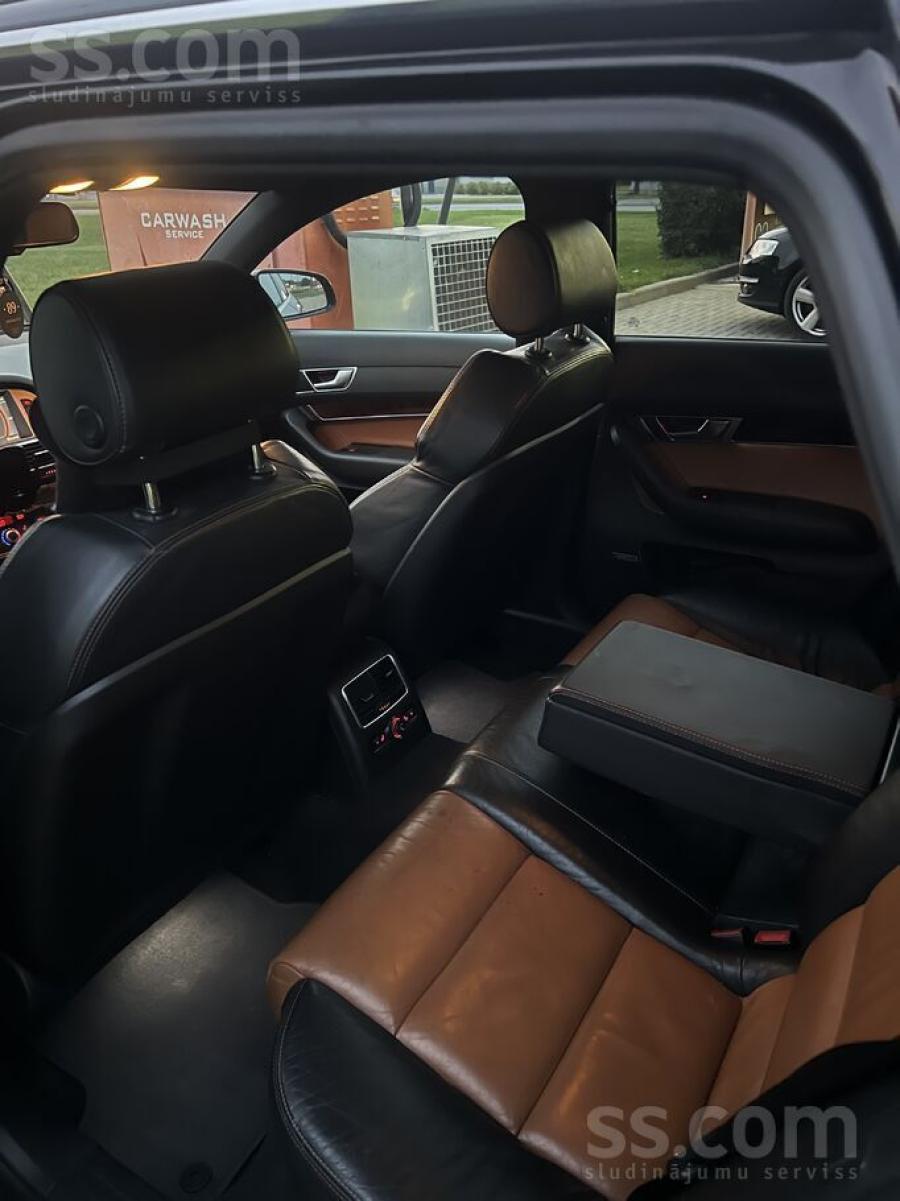 Melns Audi A6 2006 Rīga, ar dzinēja tilpumu 3.00 L un nobraukumu 365 tūkst. km par 4499 €, foto 14 vietnē AUTOMOTO.COM.LV