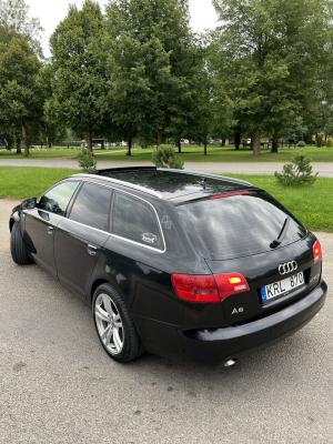 Black Audi A6 2006 in Siauliai, with an engine capacity of 3.00 L and mileage of 378 thousand km for 2699 €, photo 6 on AUTOMOTO.COM.LV