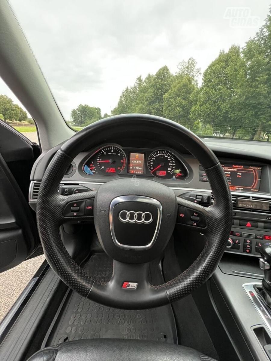 Black Audi A6 2006 in Siauliai, with an engine capacity of 3.00 L and mileage of 378 thousand km for 2699 €, photo 10 on AUTOMOTO.COM.LV