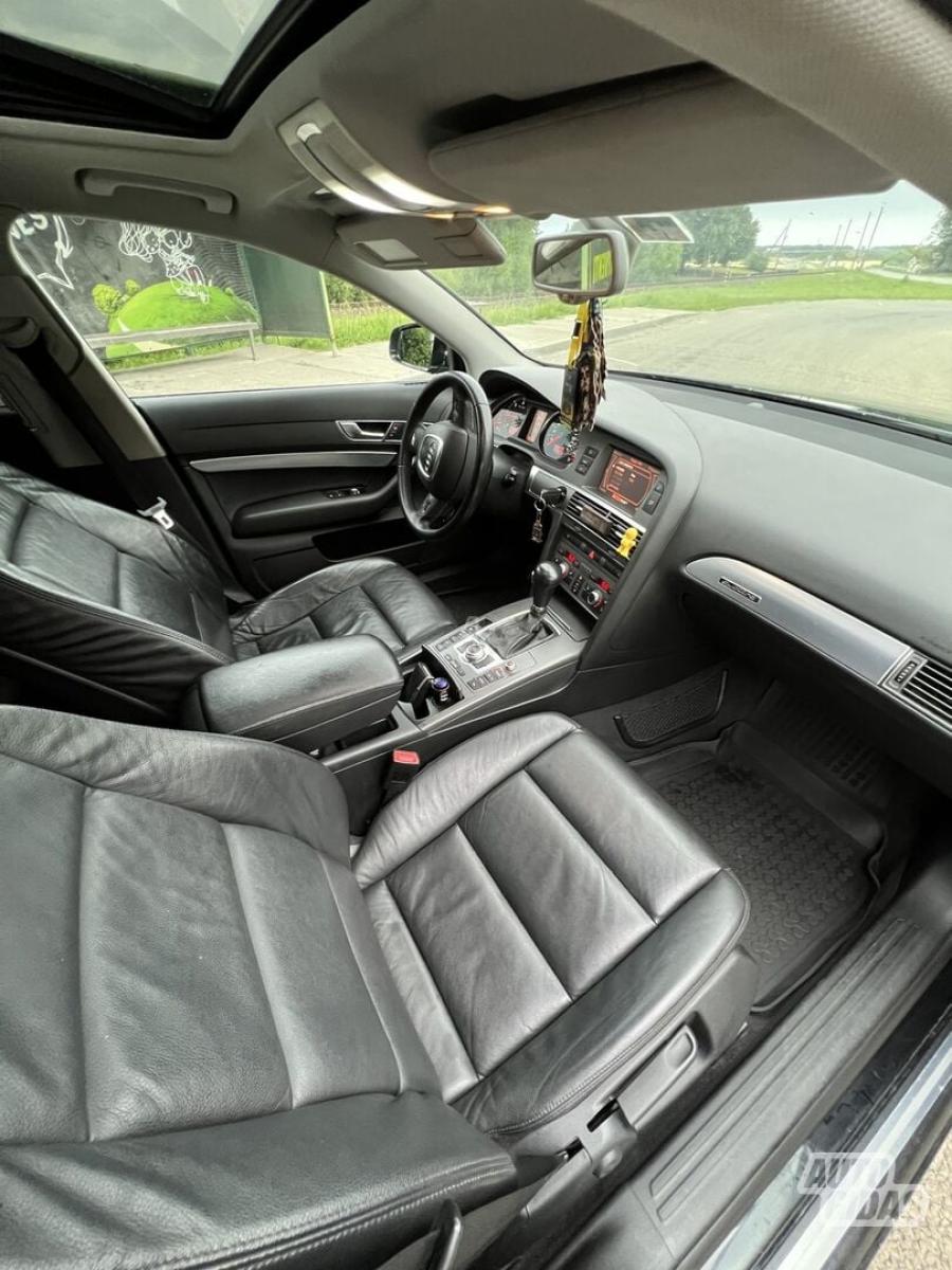 Black Audi A6 2006 in Siauliai, with an engine capacity of 3.00 L and mileage of 378 thousand km for 2699 €, photo 12 on AUTOMOTO.COM.LV
