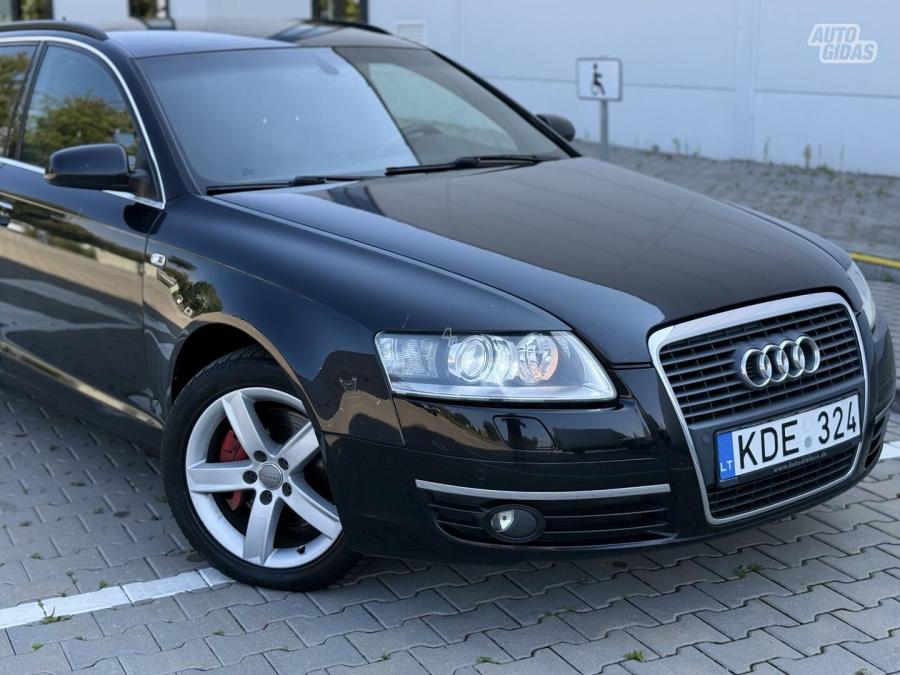 Melns Audi A6 2006 Kauņa, ar dzinēja tilpumu 3.00 L un nobraukumu 0 tūkst. km par 2450 €, foto 1 vietnē AUTOMOTO.COM.LV