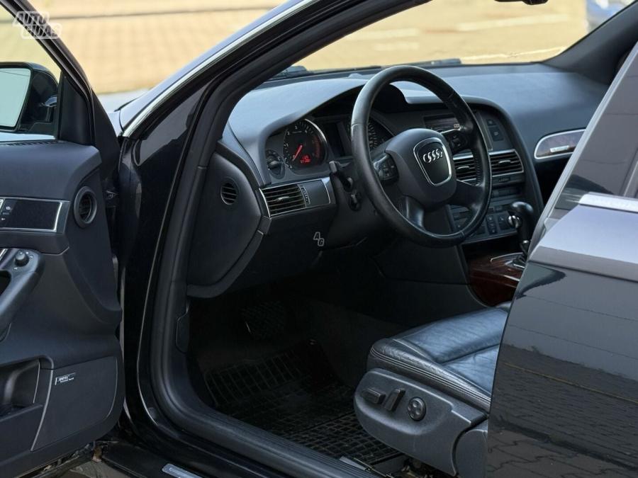 Melns Audi A6 2006 Kauņa, ar dzinēja tilpumu 3.00 L un nobraukumu 0 tūkst. km par 2450 €, foto 12 vietnē AUTOMOTO.COM.LV