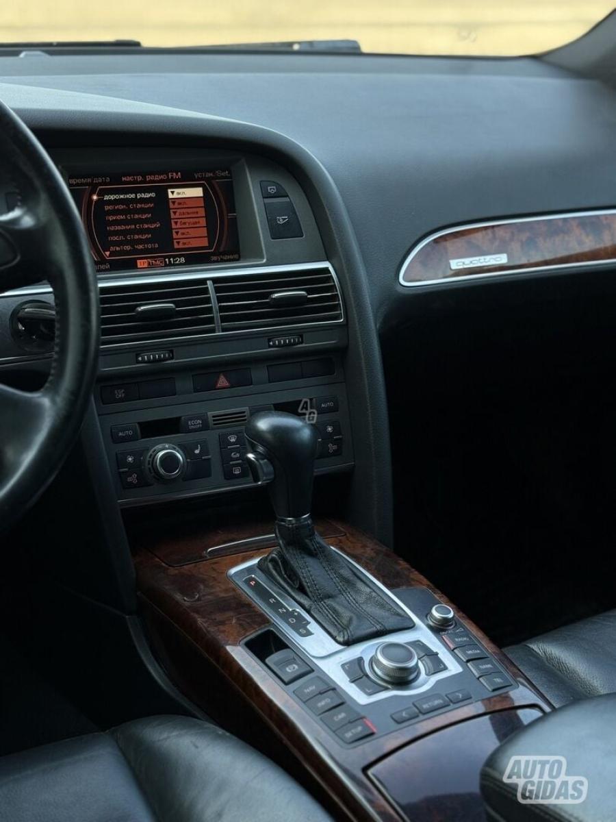 Melns Audi A6 2006 Kauņa, ar dzinēja tilpumu 3.00 L un nobraukumu 0 tūkst. km par 2450 €, foto 16 vietnē AUTOMOTO.COM.LV