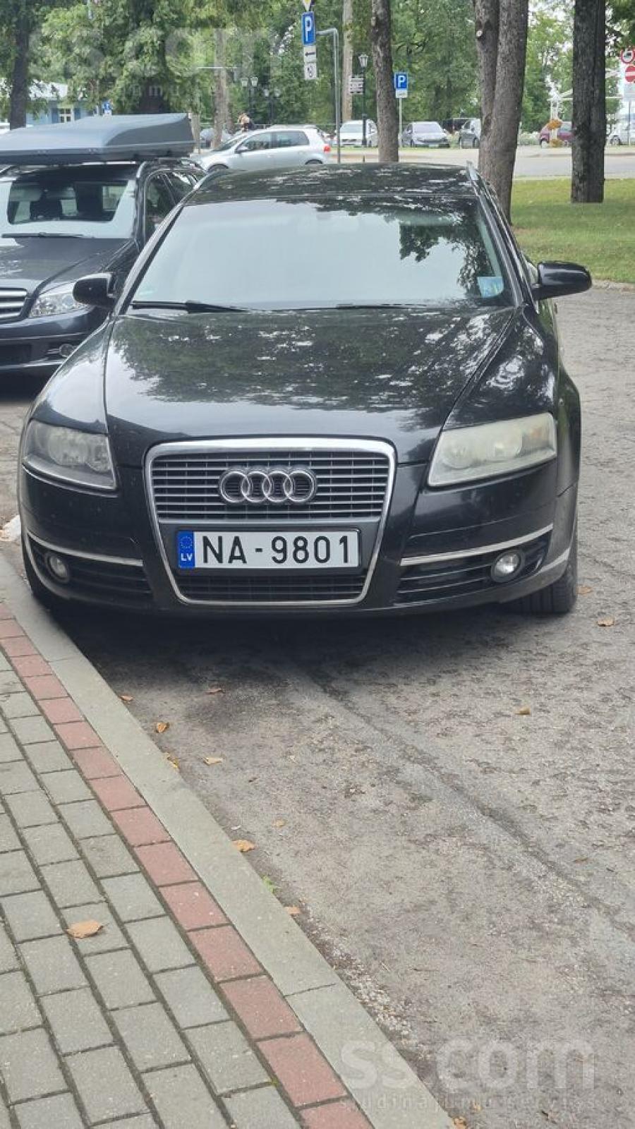 Черный Ауди А6 2006 в Алуксне, объемом двигателя 2.00 л и пробегом 403 тыс. км за 1750 €, фото 1 на AUTOMOTO.COM.LV