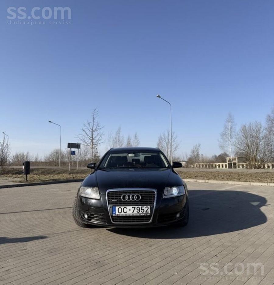 Black Audi A6 2006 in Daugavpils, with an engine capacity of 3.00 L and mileage of 360 thousand km for 4000 €, photo 1 on AUTOMOTO.COM.LV