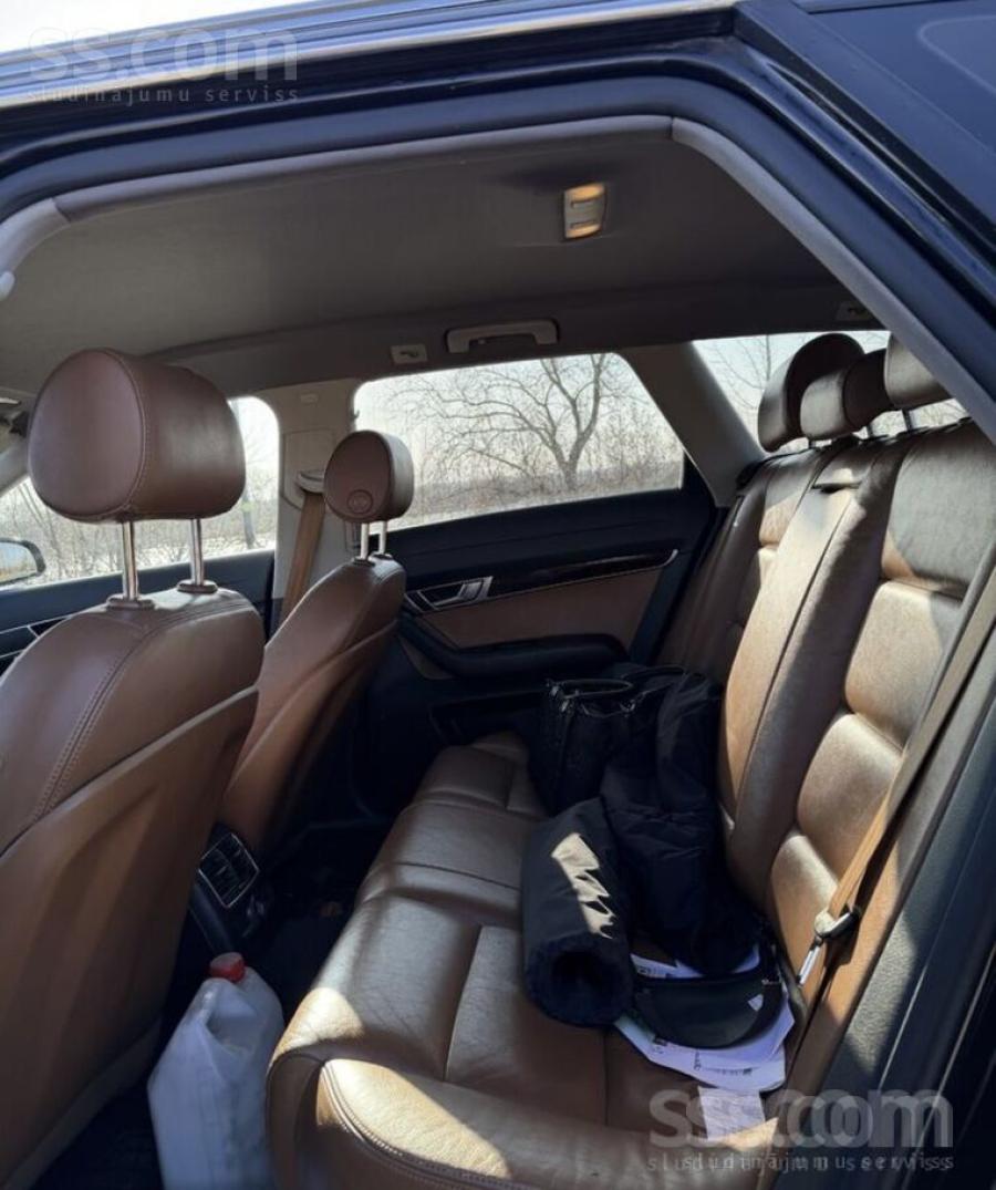 Black Audi A6 2006 in Daugavpils, with an engine capacity of 3.00 L and mileage of 360 thousand km for 4000 €, photo 8 on AUTOMOTO.COM.LV