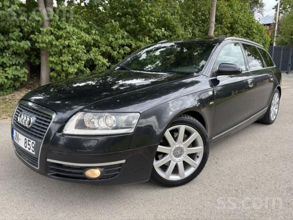 Черный Ауди А6 2006 в Бауска, объемом двигателя 3.00 л и пробегом 577 тыс. км за 1900 €, фото 1 на AUTOMOTO.COM.LV