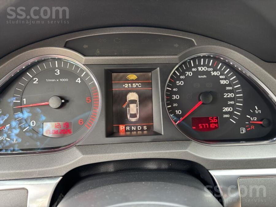 Черный Ауди А6 2006 в Бауска, объемом двигателя 3.00 л и пробегом 577 тыс. км за 1900 €, фото 15 на AUTOMOTO.COM.LV