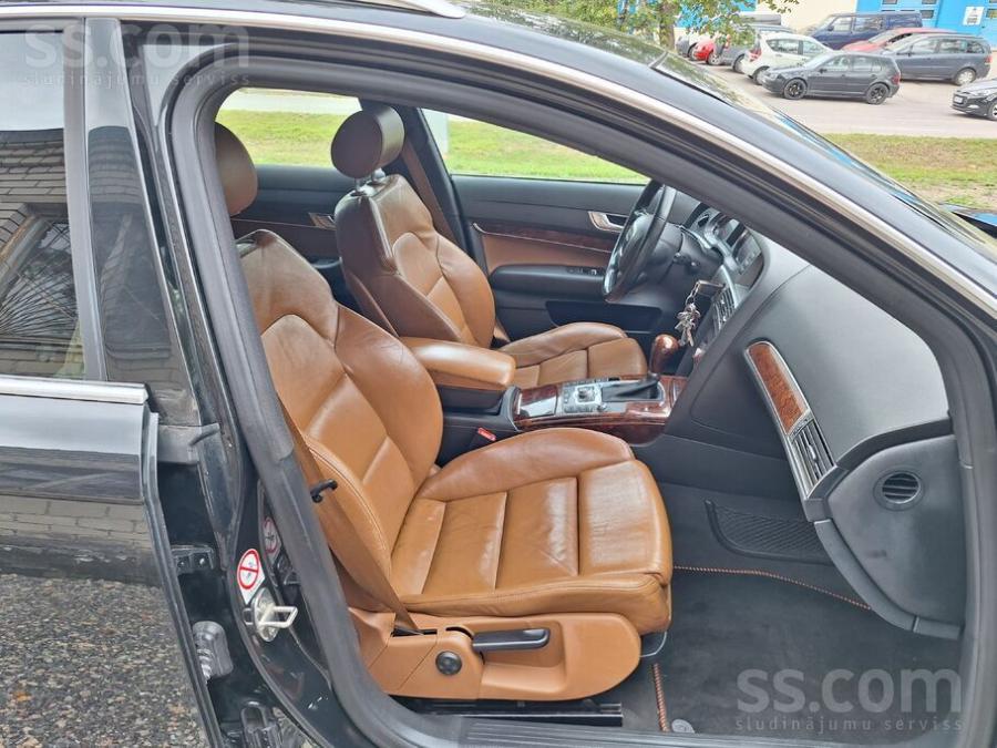Melns Audi A6 2006 Valka, ar dzinēja tilpumu 2.70 L un nobraukumu 370 tūkst. km par 2850 €, foto 6 vietnē AUTOMOTO.COM.LV