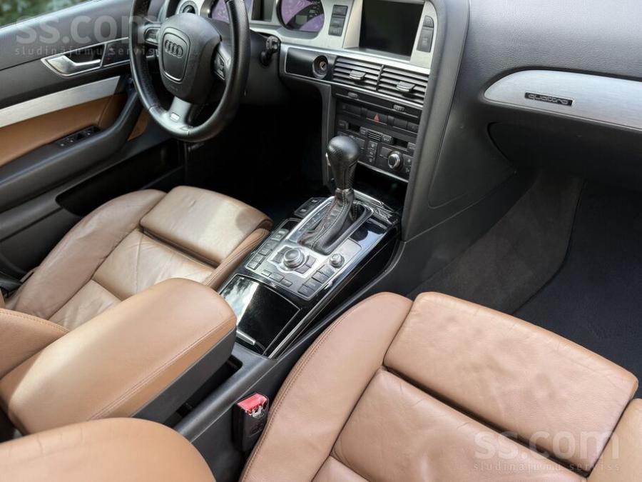 Black Audi A6 2006 in Riga, with an engine capacity of 3.00 L and mileage of 357 thousand km for 3450 €, photo 8 on AUTOMOTO.COM.LV