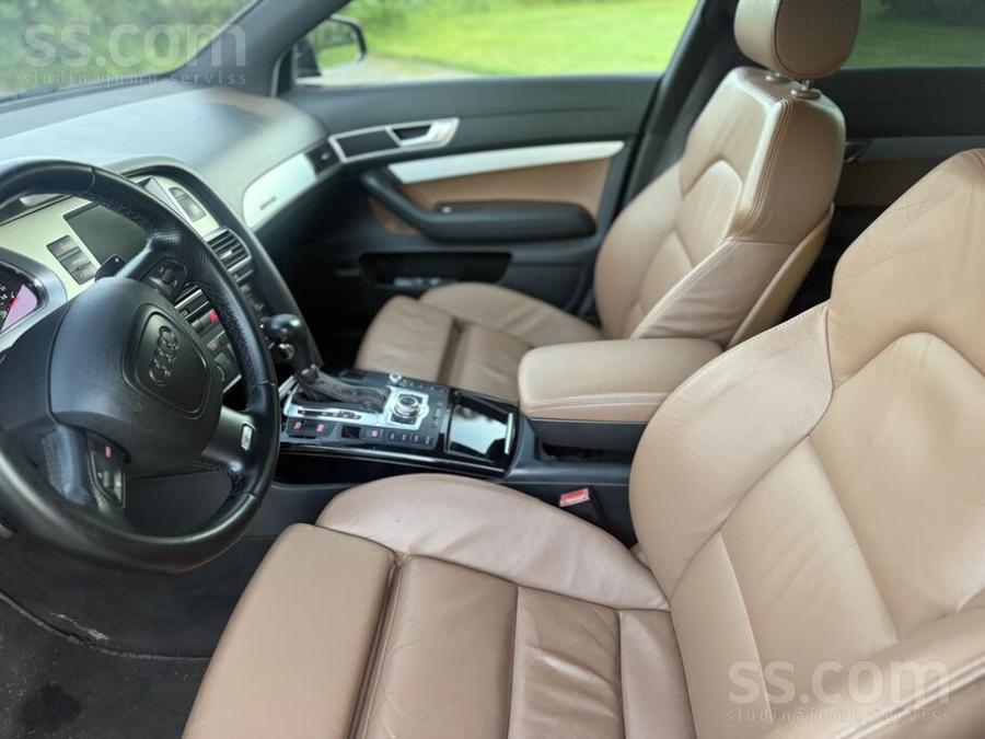 Black Audi A6 2006 in Riga, with an engine capacity of 3.00 L and mileage of 357 thousand km for 3450 €, photo 13 on AUTOMOTO.COM.LV