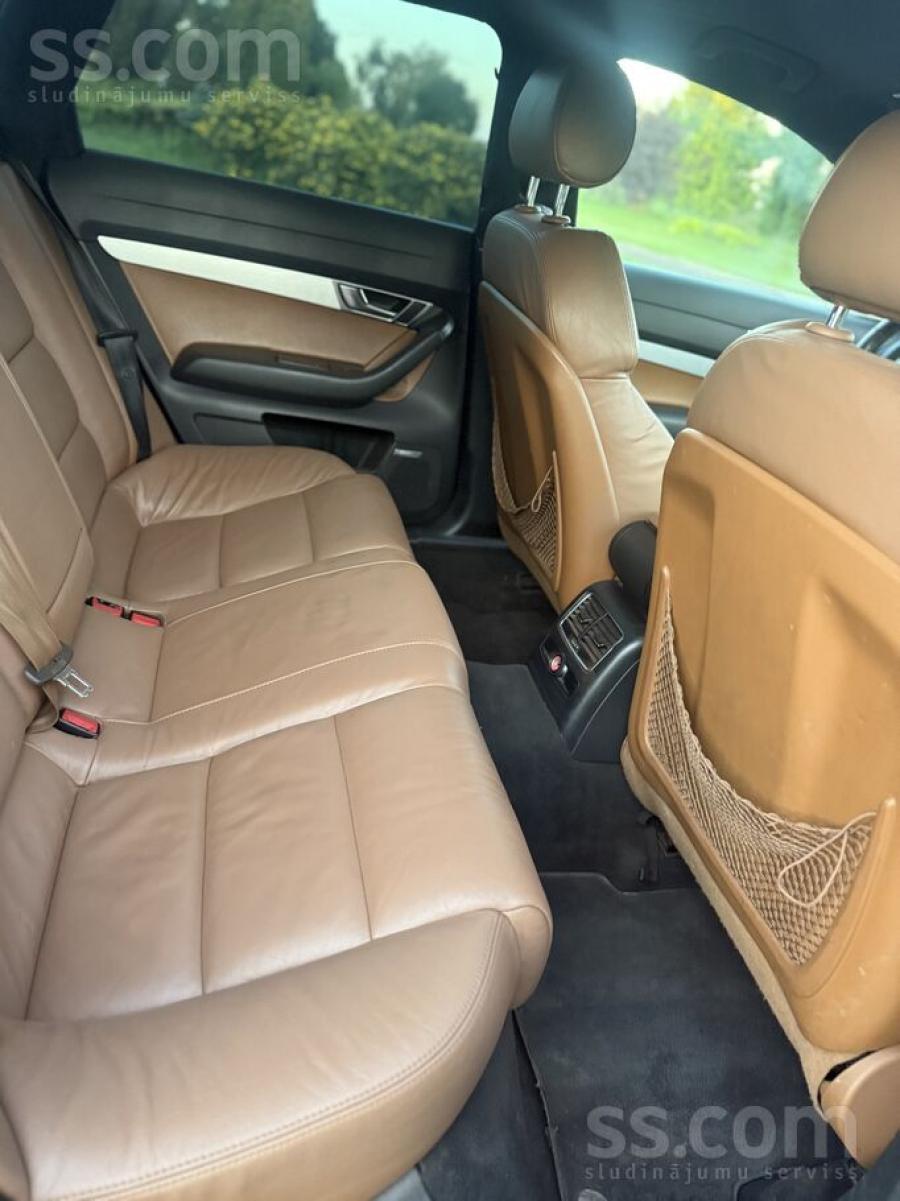 Black Audi A6 2006 in Riga, with an engine capacity of 3.00 L and mileage of 357 thousand km for 3450 €, photo 28 on AUTOMOTO.COM.LV