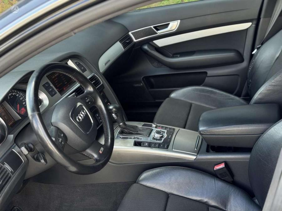 Black Audi A6 2006 in Vilnius, with an engine capacity of 2.97 L and mileage of 290 thousand km for 5500 €, photo 6 on AUTOMOTO.COM.LV