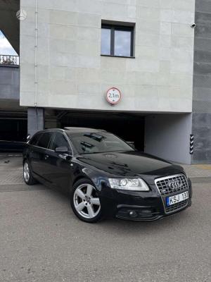 Melns Audi A6 2006 Viļņa, ar dzinēja tilpumu 2.97 L un nobraukumu 332 tūkst. km par 4000 €, foto  vietnē AUTOMOTO.COM.LV