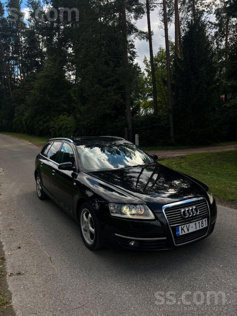 Black Audi A6 2006 in Riga, with an engine capacity of 2.70 L and mileage of 424 thousand km for 1899 €, photo 1 on AUTOMOTO.COM.LV