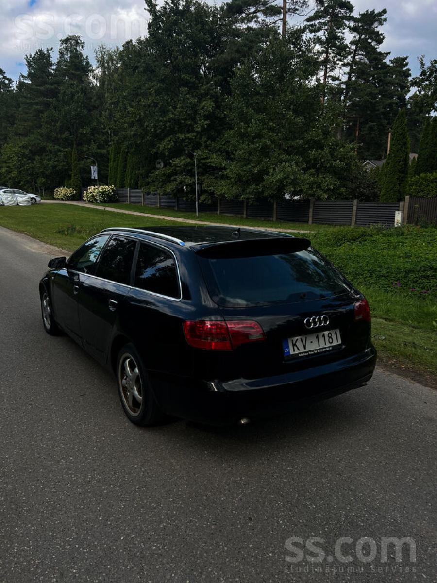 Black Audi A6 2006 in Riga, with an engine capacity of 2.70 L and mileage of 424 thousand km for 1899 €, photo 4 on AUTOMOTO.COM.LV