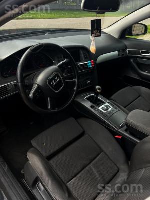 Black Audi A6 2006 in Riga, with an engine capacity of 2.70 L and mileage of 424 thousand km for 1899 €, photo 7 on AUTOMOTO.COM.LV
