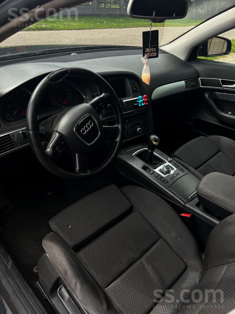 Black Audi A6 2006 in Riga, with an engine capacity of 2.70 L and mileage of 424 thousand km for 1899 €, photo 7 on AUTOMOTO.COM.LV