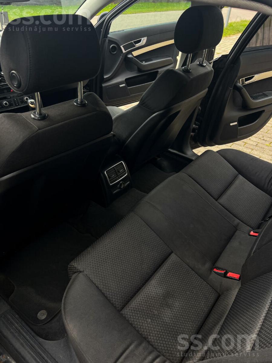 Black Audi A6 2006 in Riga, with an engine capacity of 2.70 L and mileage of 424 thousand km for 1899 €, photo 9 on AUTOMOTO.COM.LV